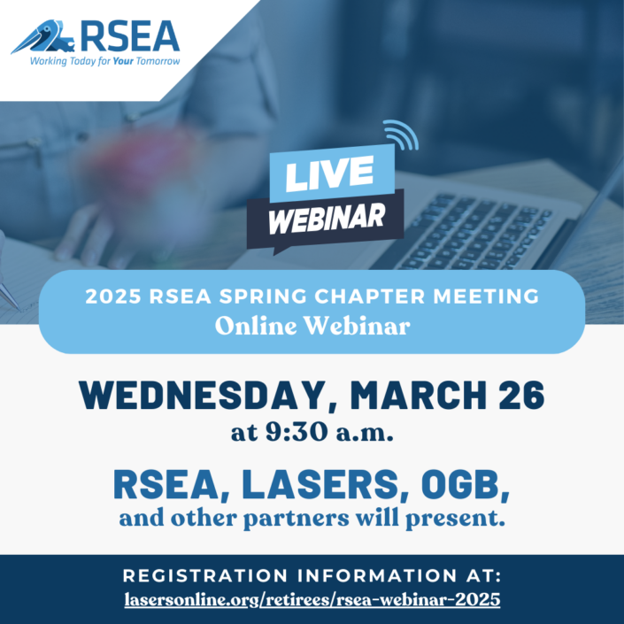LASERS to Present at Spring RSEA Chapter Meeting on March 26 – LASERS